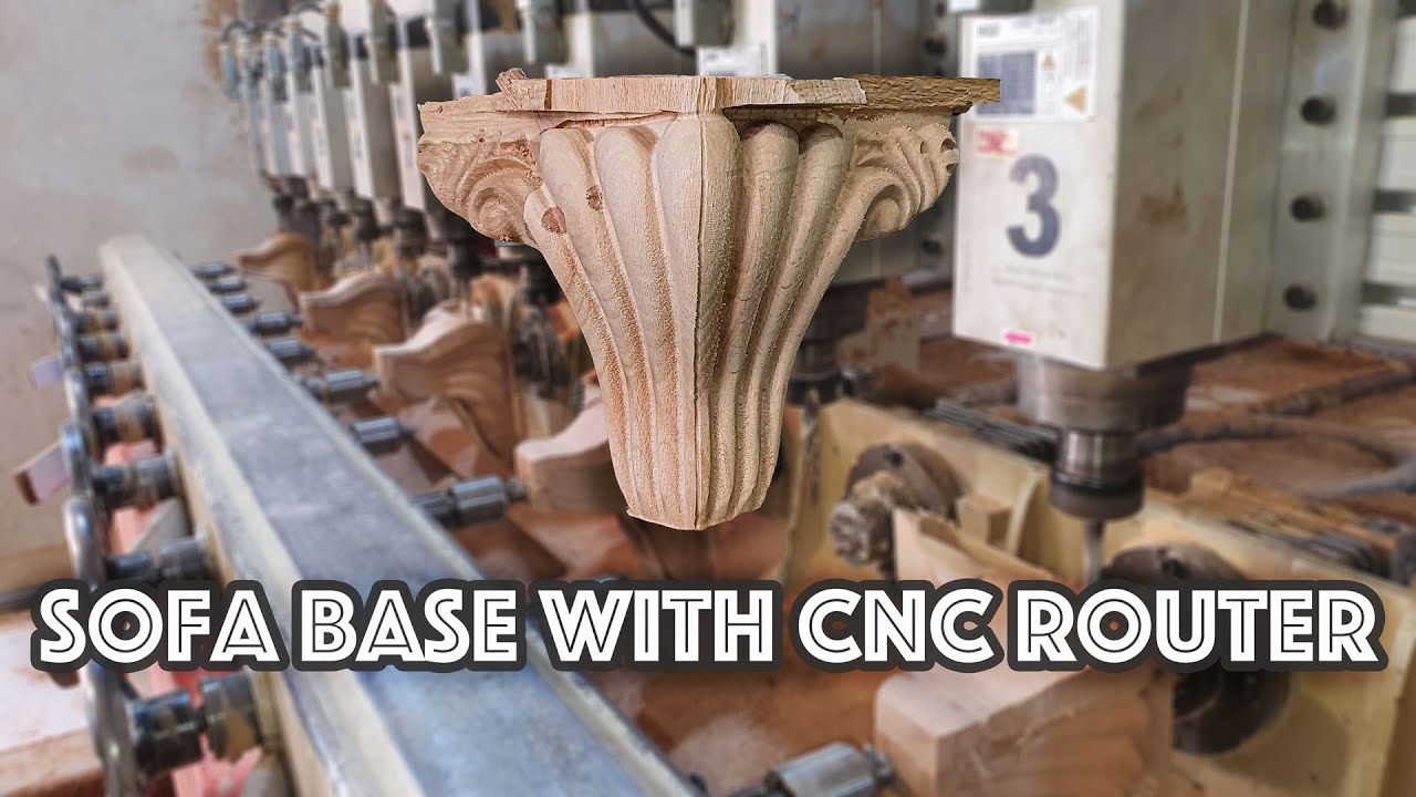 How to make Sofa Base with CNC Machine | CNC Wood Carving Machine | CNC ...