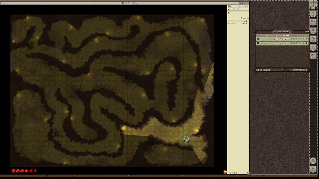 The Hive D&D Map with LoS for: TTRPGs, Dungeons and Dragons, Pathfinder ...