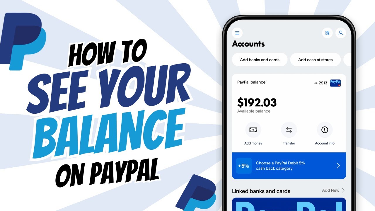 How to See Your Balance on PayPal (Step-by-Step!) - YouTube