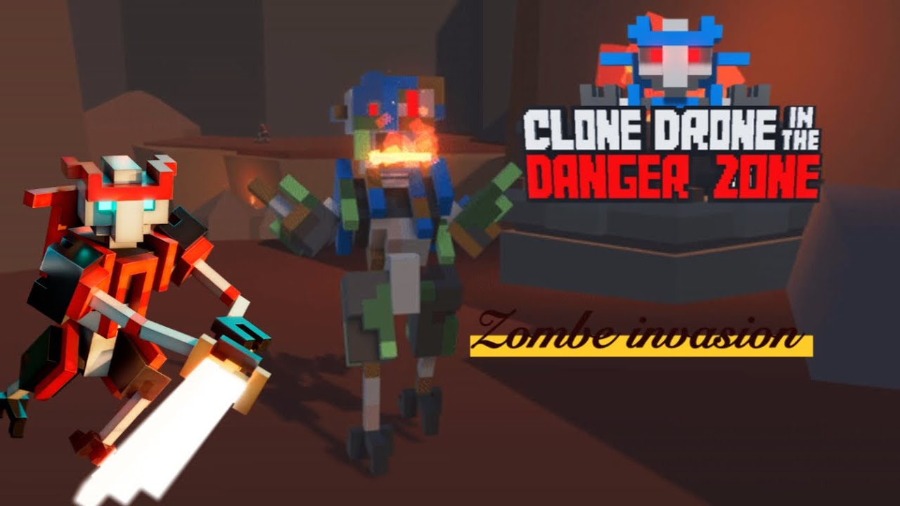 Clone Drone in the Danger Zone “Zombie Invasion” - YouTube