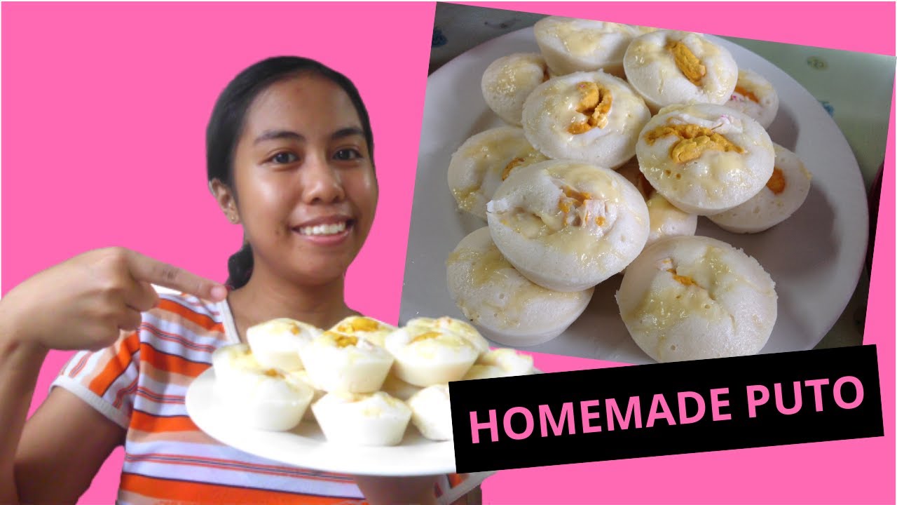 Homemade Puto Cupcakes made by Mamshie | Yurely Shane Vlog #2 - YouTube