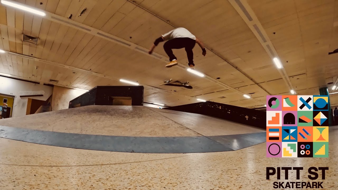 Skateboarding at PITT ST Skatepark | Indoor Sk8 Session this Bank ...