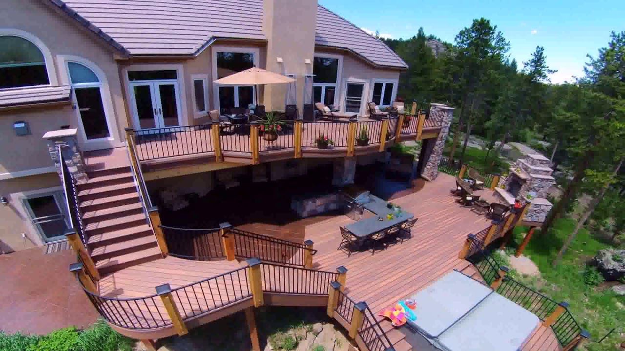 See Through Deck Railing Ideas - YouTube
