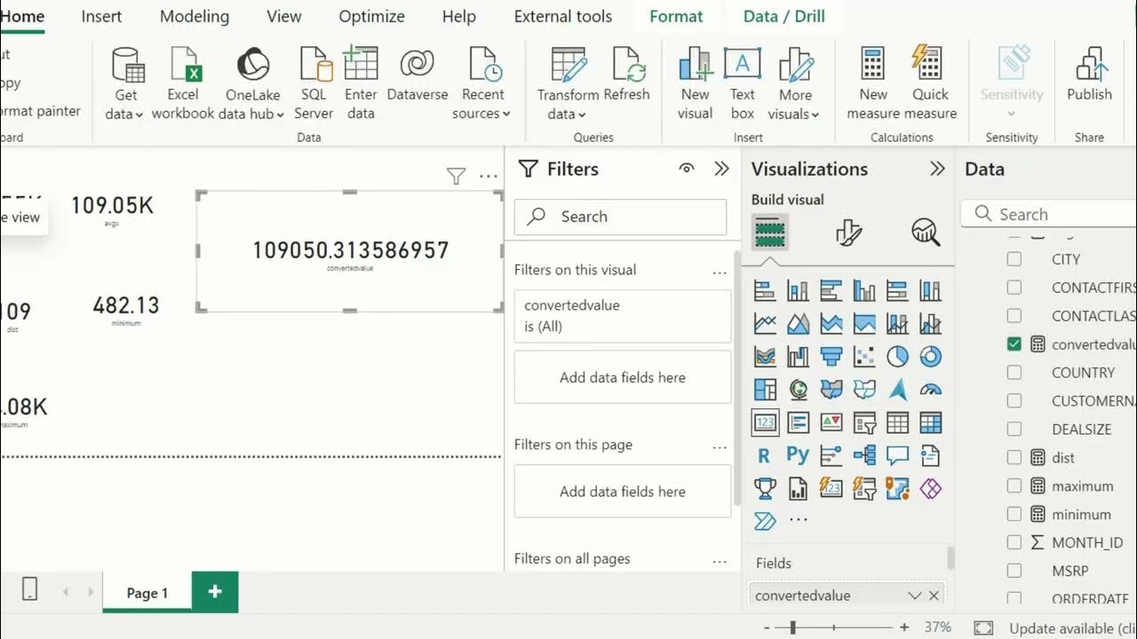 Power bi Tutorials for beginners: calculate table, summarize columns ...