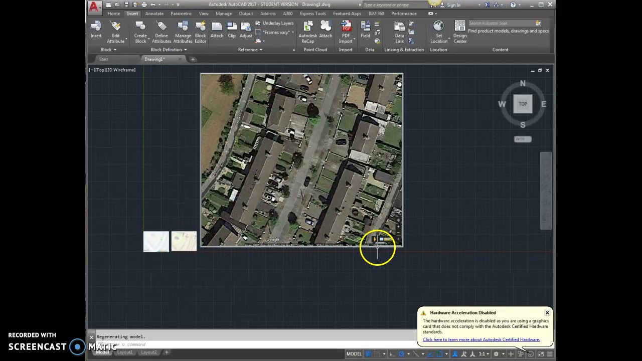 Google maps to CAD - YouTube
