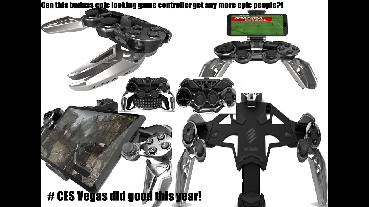 MadKatz L.Y.N.X transformer game controller at VegasCES 2015 reaction ...