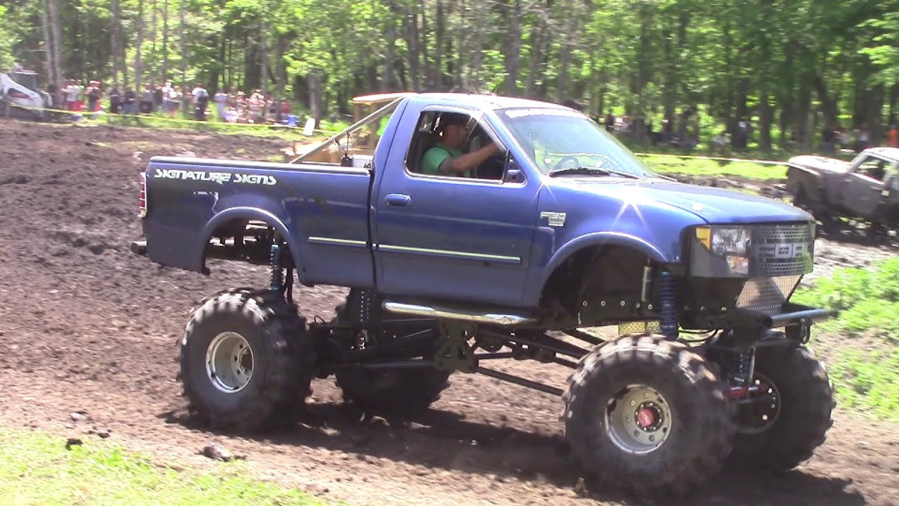 Big Ford Mudding At Perkins Spring Mud Bog 2015 - YouTube
