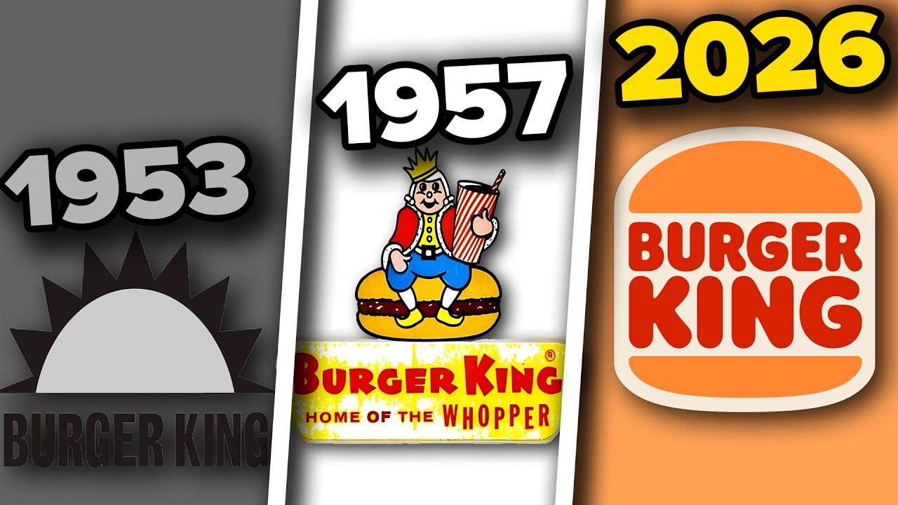 Evolution of Burger King Logo🍔 (1953 - 2030) - YouTube
