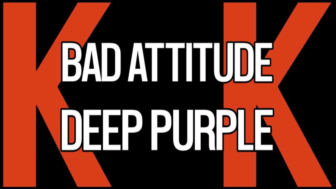 Deep Purple - Bad Attitude (Guitar Backing Track) - YouTube