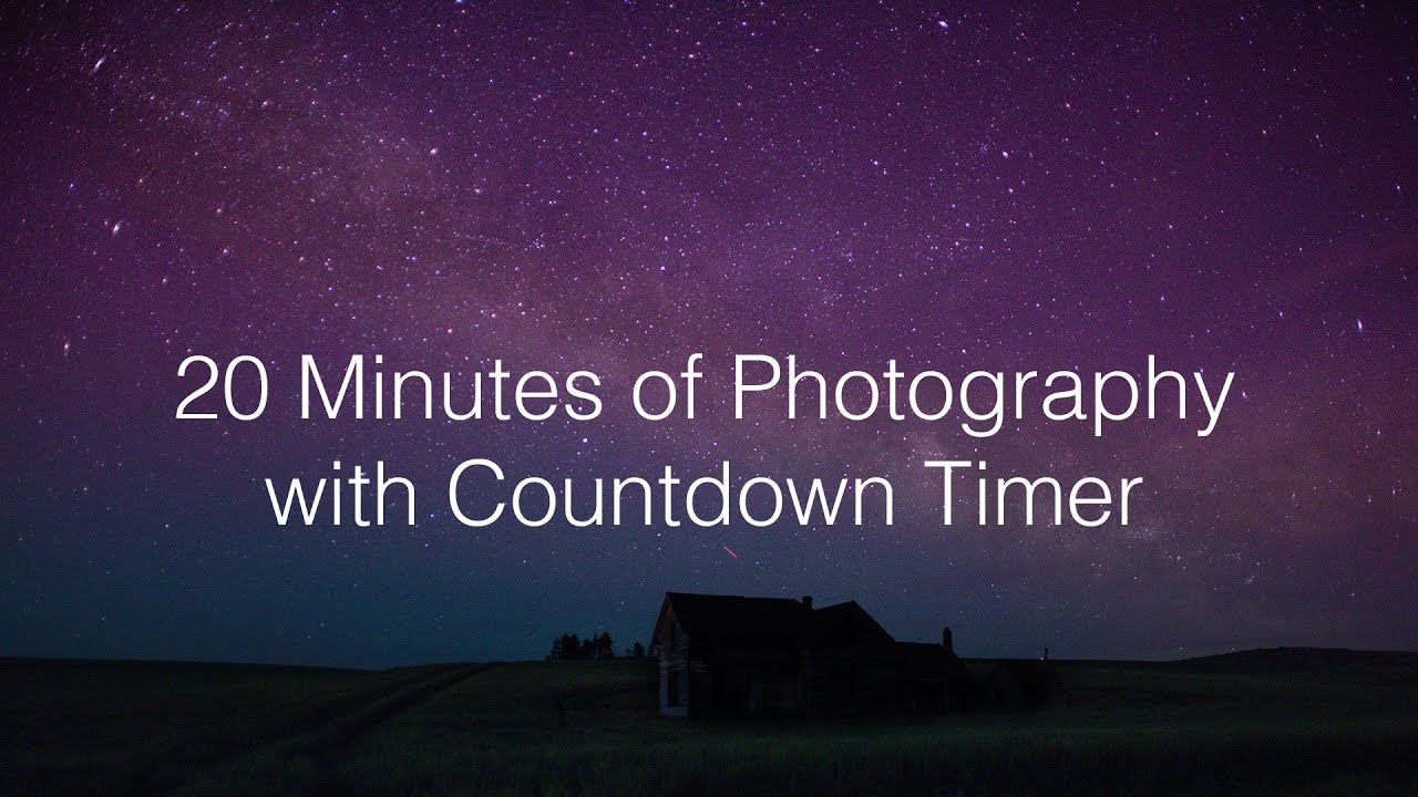 20 Minutes of Photography with Countdown Timer - YouTube