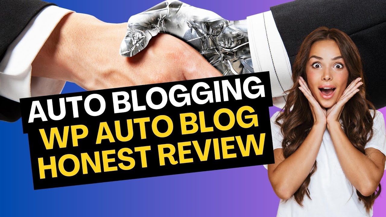 Autoblog blogging AI website in WordPress WP AUTO BLOG HONEST REVIEW # ...