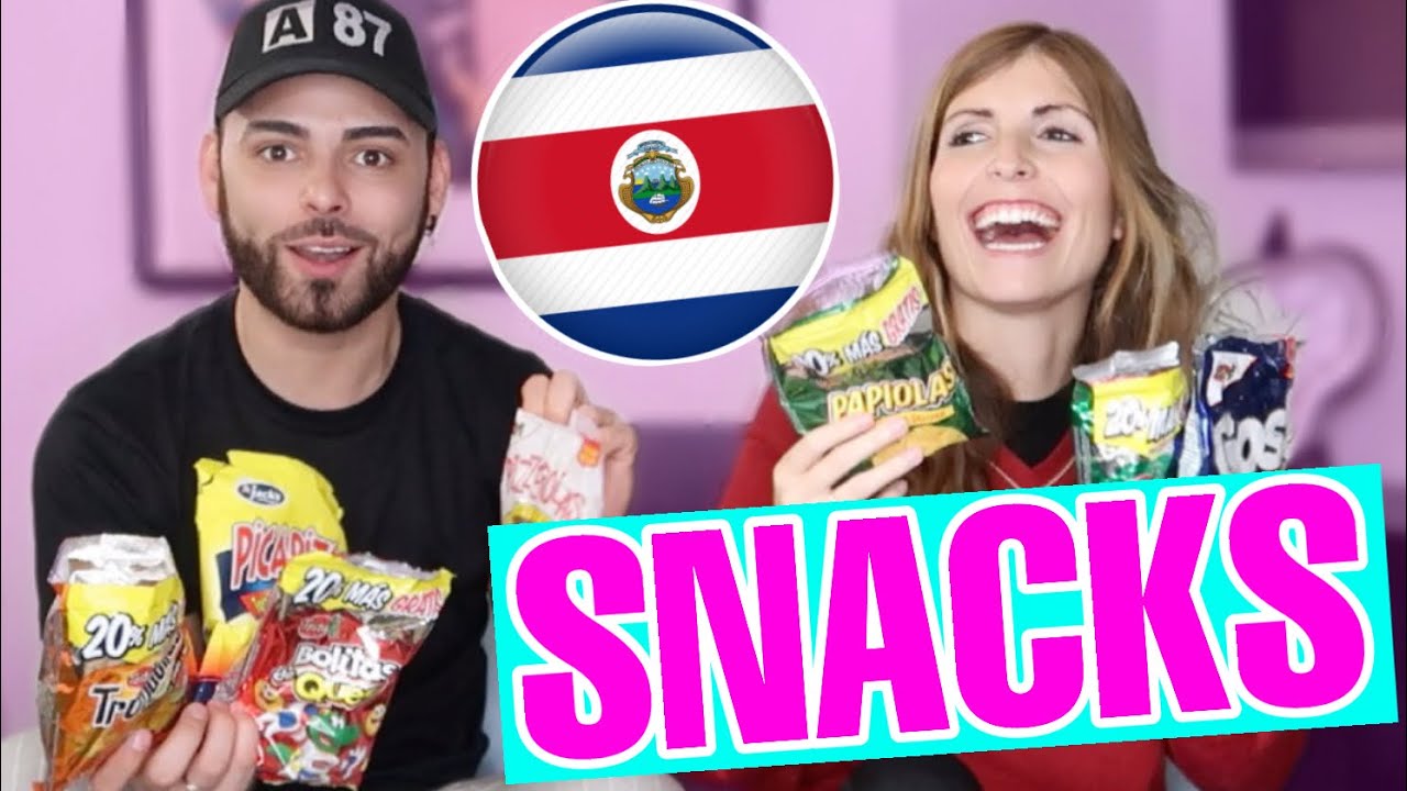 Probando SNACKS de COSTA RICA ( TIPICOS TICOS ) - YouTube