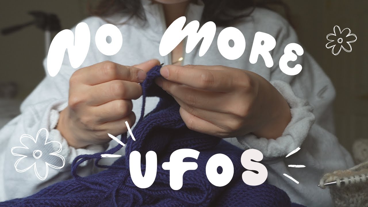 Getting Through My UFOs || Knitting Vlog - YouTube
