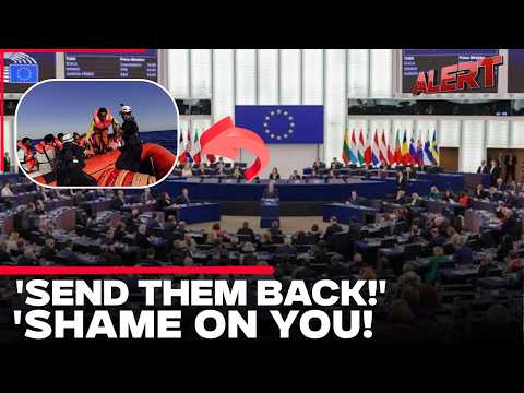 ‘Send them back’ chants in EU Parliament after anti-migrant bill passes
