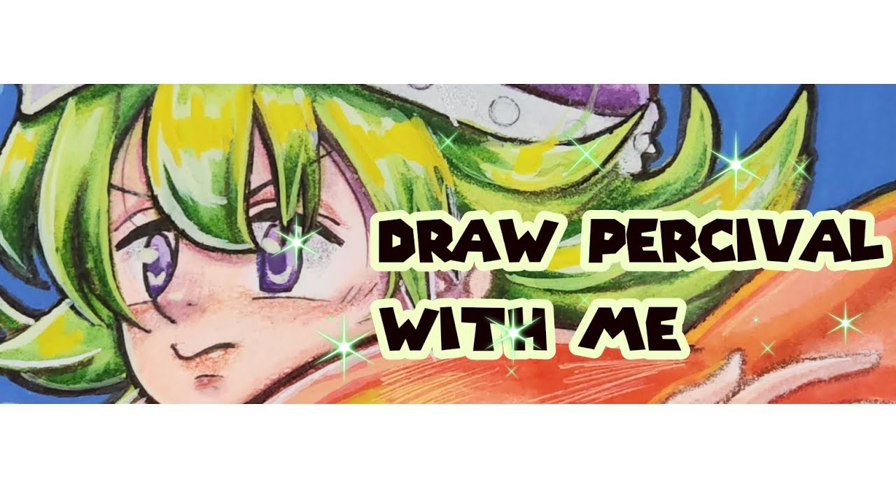 Draw Percival with me💚🎨 - YouTube