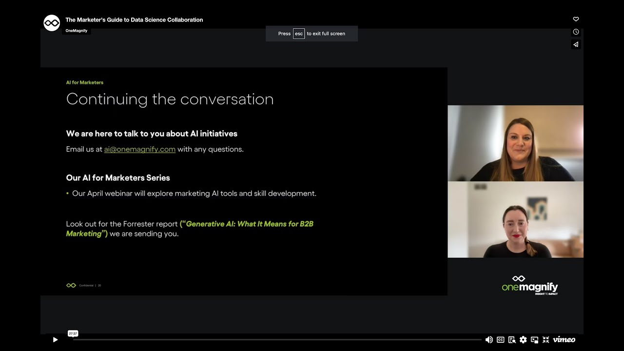 The Marketer's Guide to Data Science Collaboration - YouTube