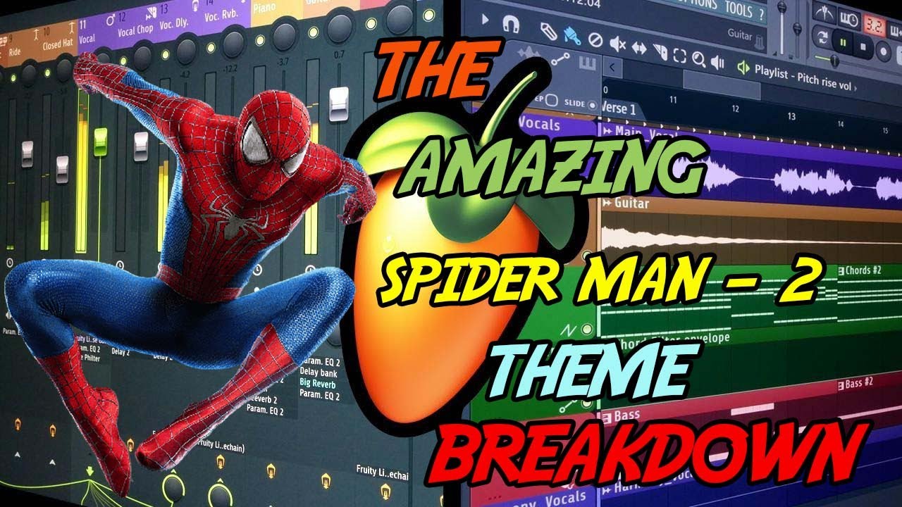 The Amazing Spider Man - 2 || Intro Theme Breakdown || FREE FLP - YouTube