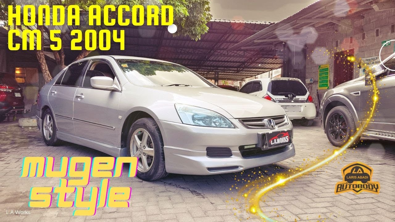 Honda Accord 2004 (CM5) Mugen Style Body Kit Installed - YouTube