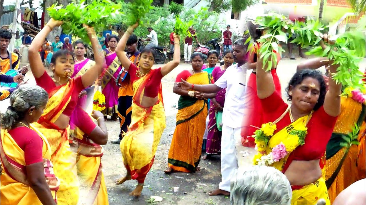 சாமி ஆட்டம்|ladies sami attam|girls samy attam|பஞ்சனூர் - YouTube