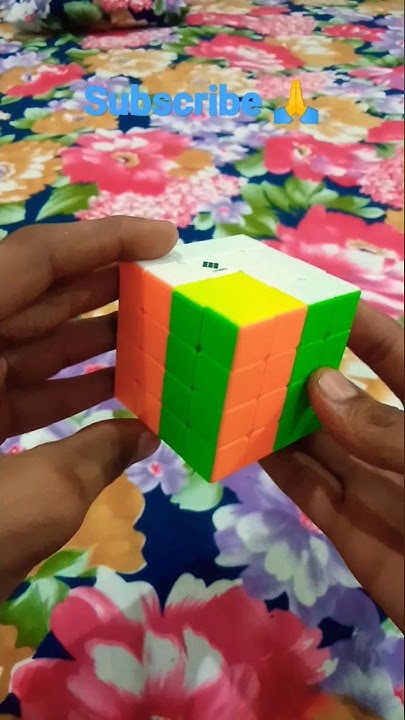 Making a attractive pattern in 4 by4 Rubbikscube # viral 🔥 shorts - YouTube