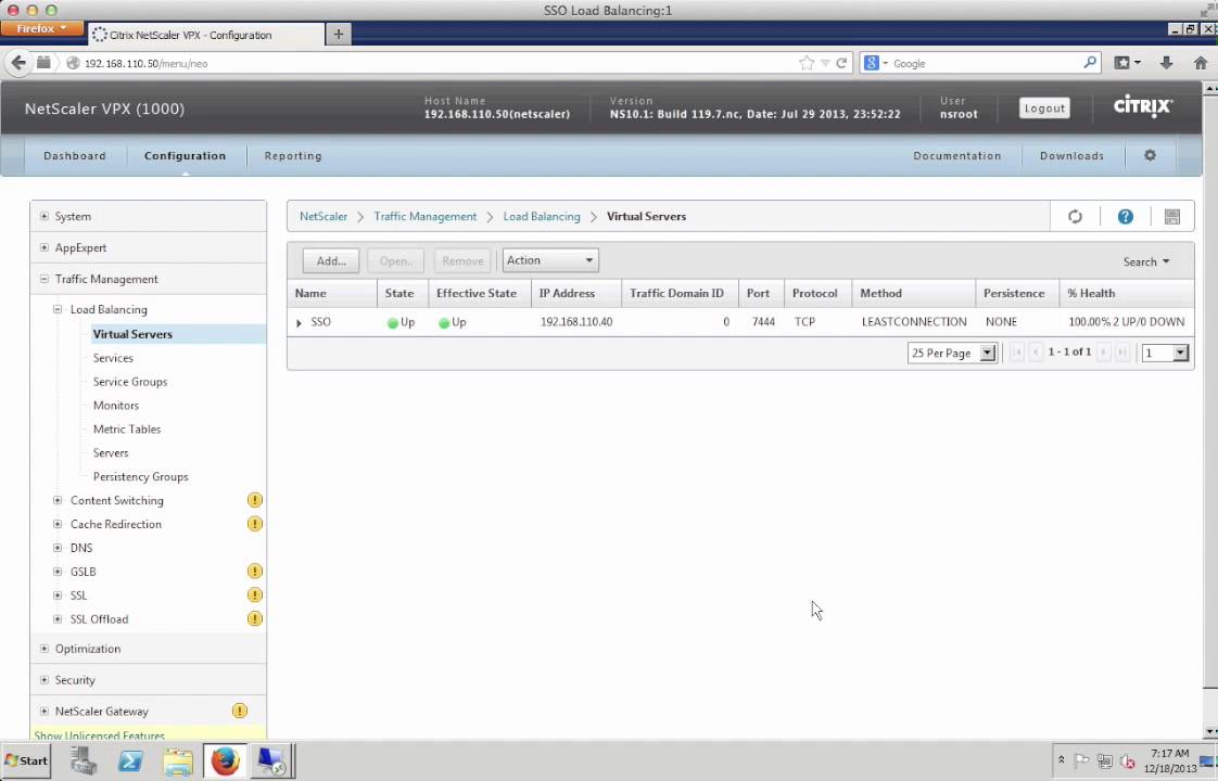 Load Balance VMware vCenter SSO with Citrix NetScaler - YouTube