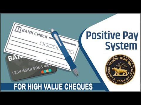 Positive Pay System for cheques presented in clearing - YouTube