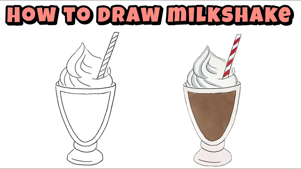 How to Draw Milkshake Easy and Quick – Experience the Magic of Drawing ...