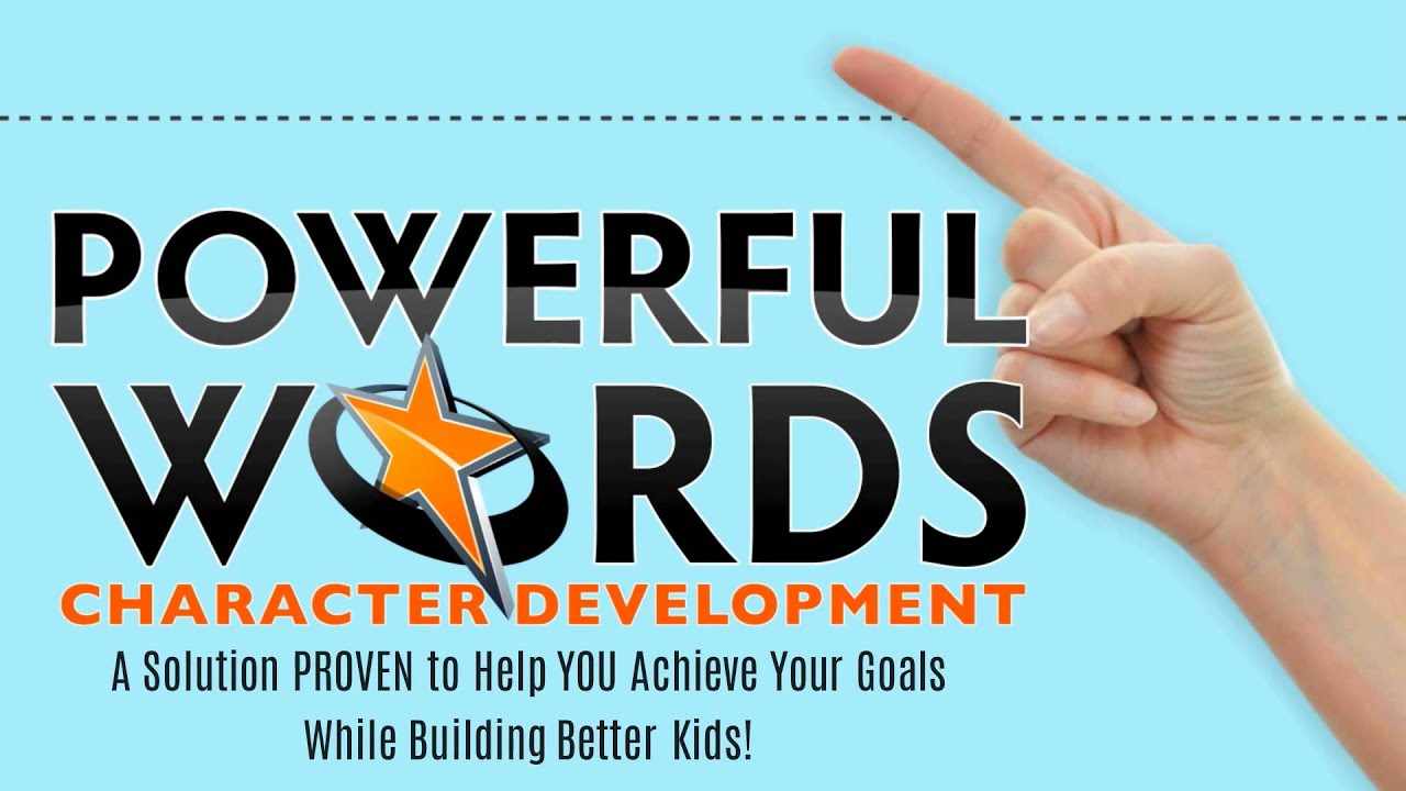 Powerful Words Character Development | Back to School Special ...