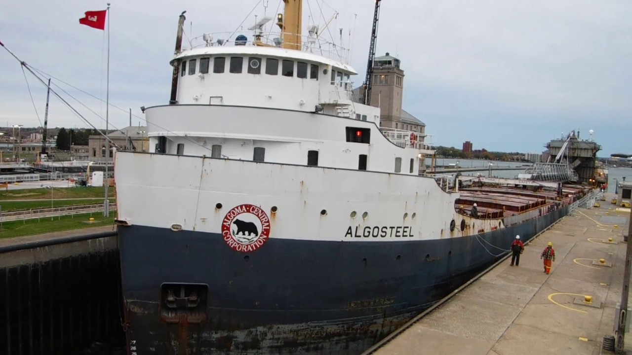 Great Lakes Freighter Algosteel - YouTube
