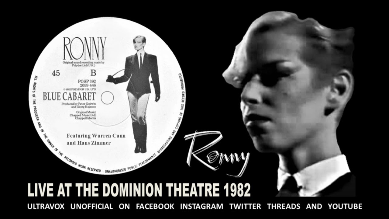 Ronny 'Blue Cabaret' Live at The Dominion Theatre in 1982 featuring ...
