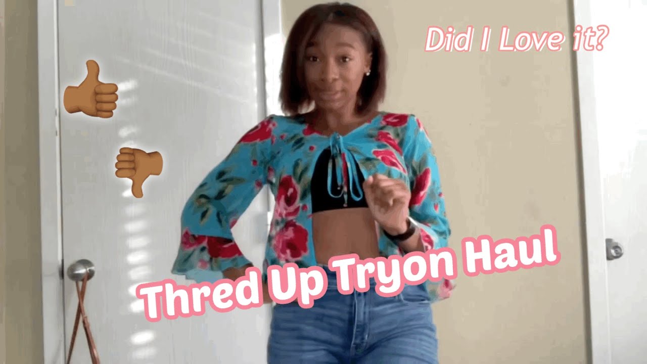 ThredUP Tryon Haul - YouTube