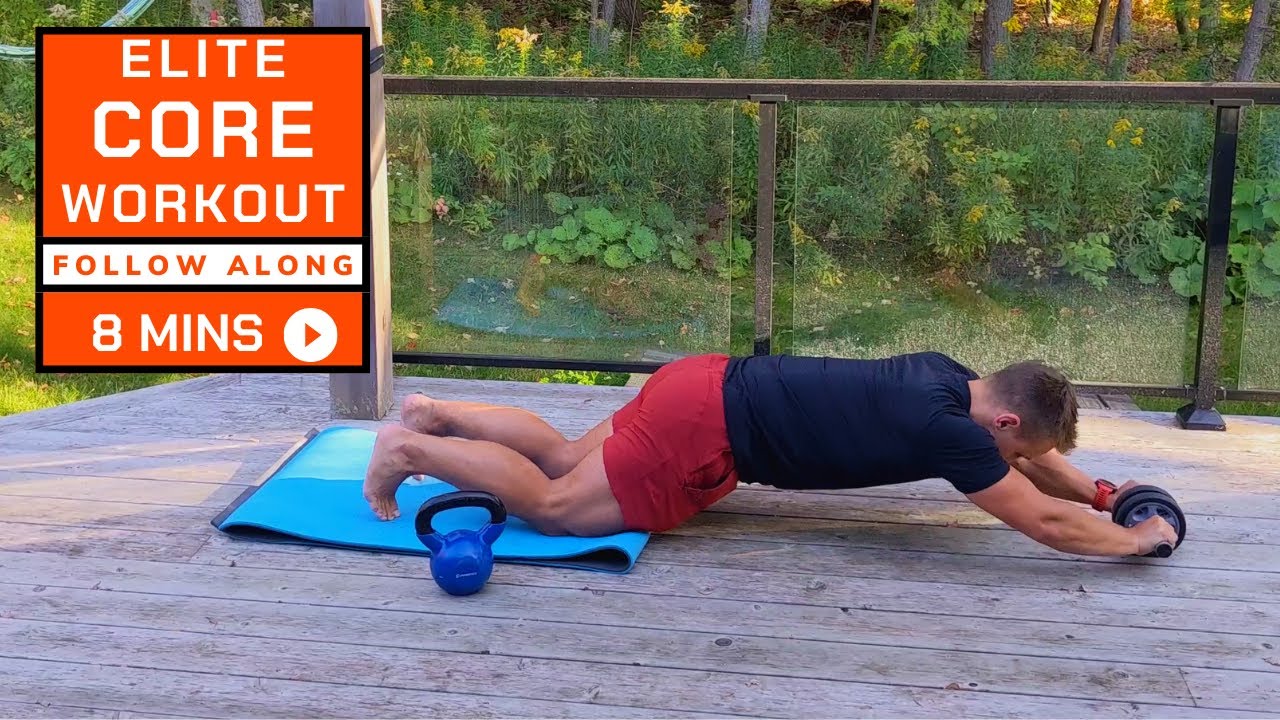 Elite Core Workout - 8mins // Follow Along Core & Abs Video - YouTube