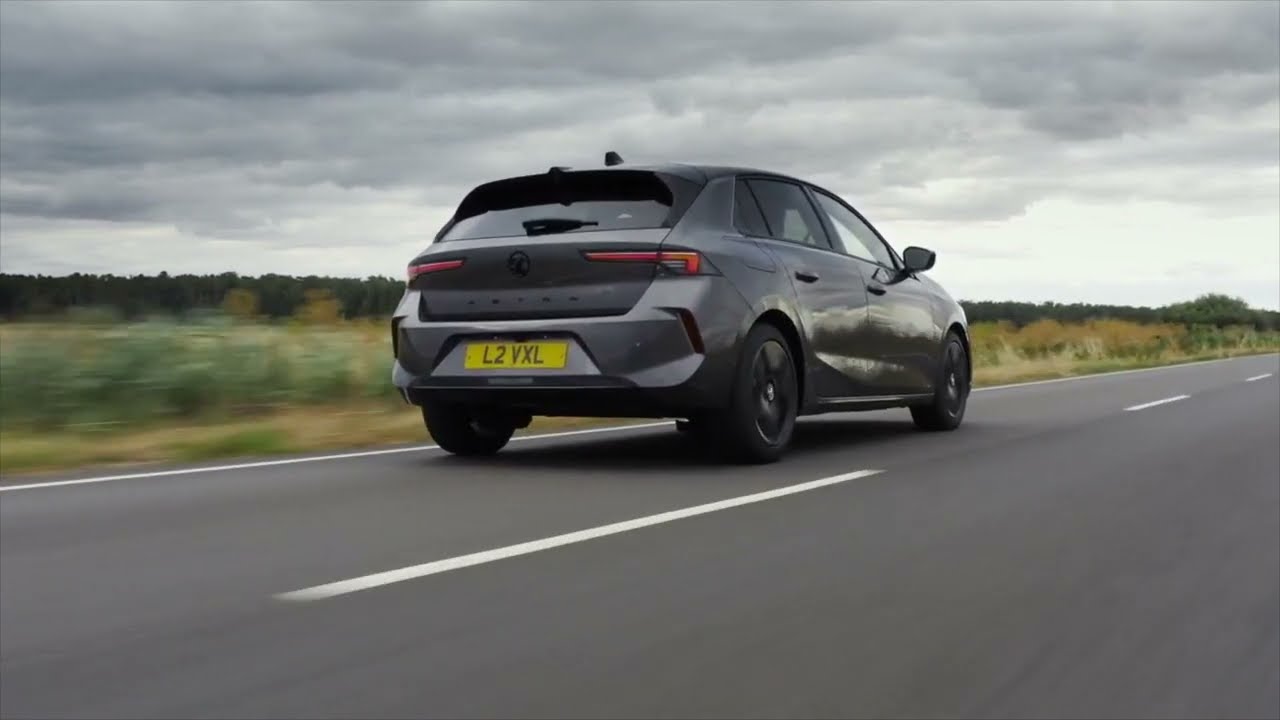 All-New Astra GS Line 1.2T 130PS Auto in Vulcan Grey Driving Video ...