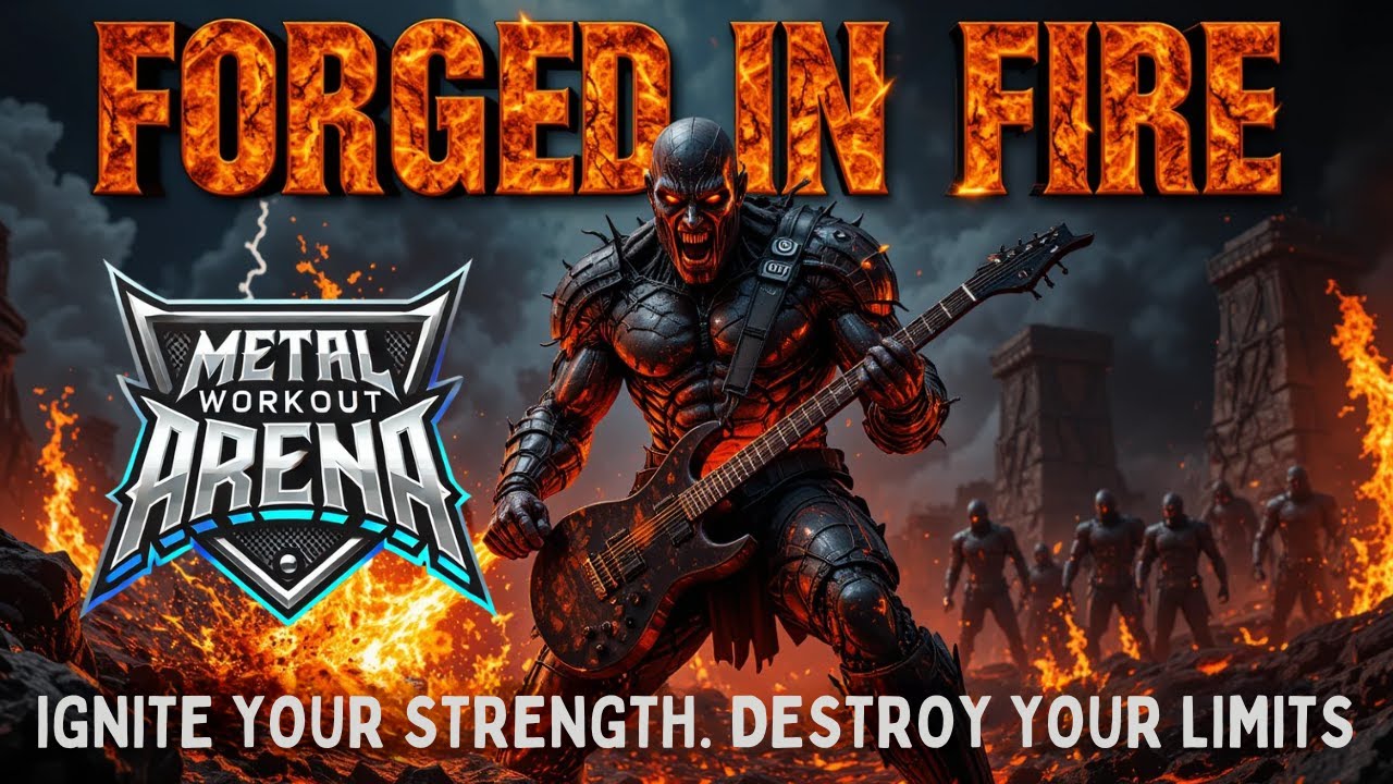 ⚡ "FORGED IN FIRE – HEAVY METAL WORKOUT PLAYLIST! (To Boost Mood ...