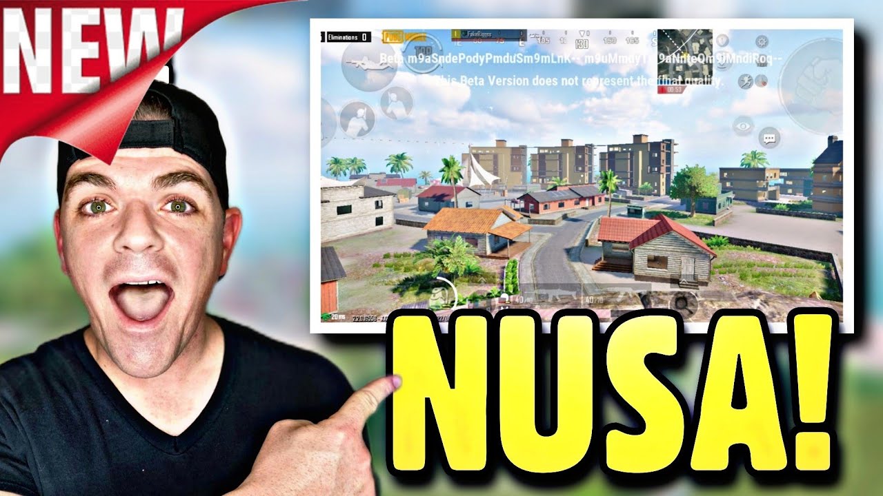 FIRST LOOK AT NUSA - NEW MAP in PUBG Mobile!! (update 2.2) - YouTube