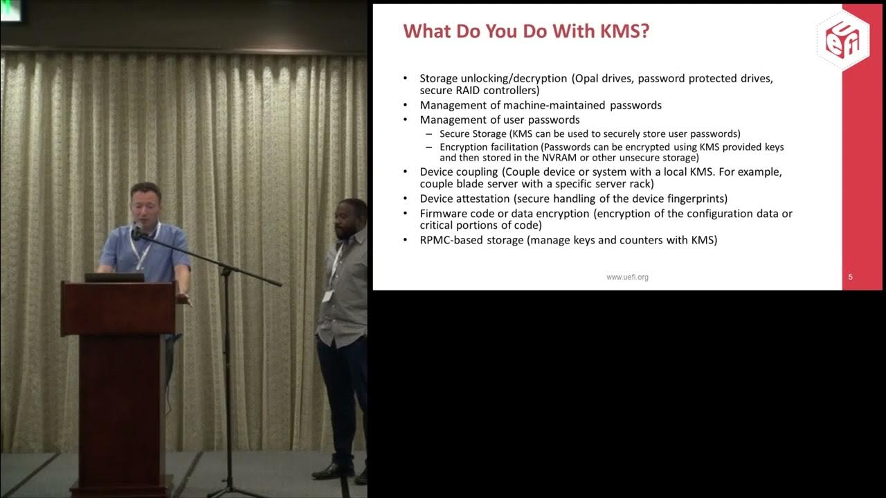 Uefi Key Management Service Kms With Tpm Youtube