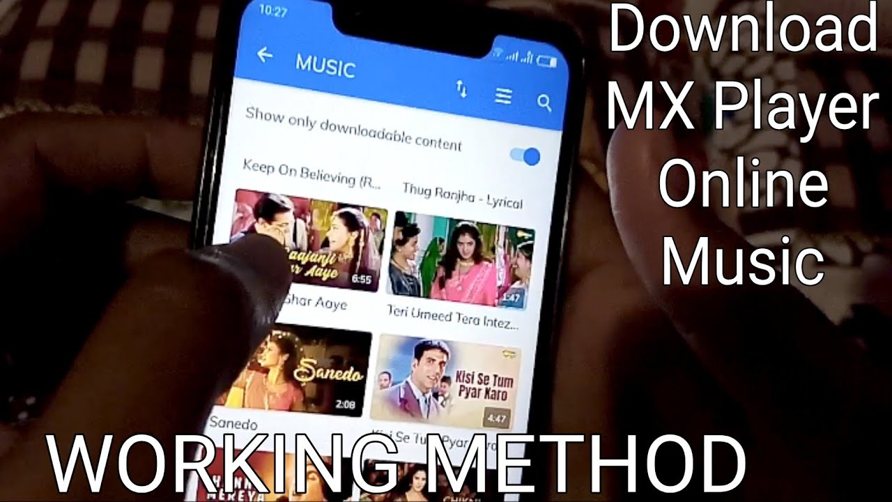 How To Download MX Player Online Music - YouTube