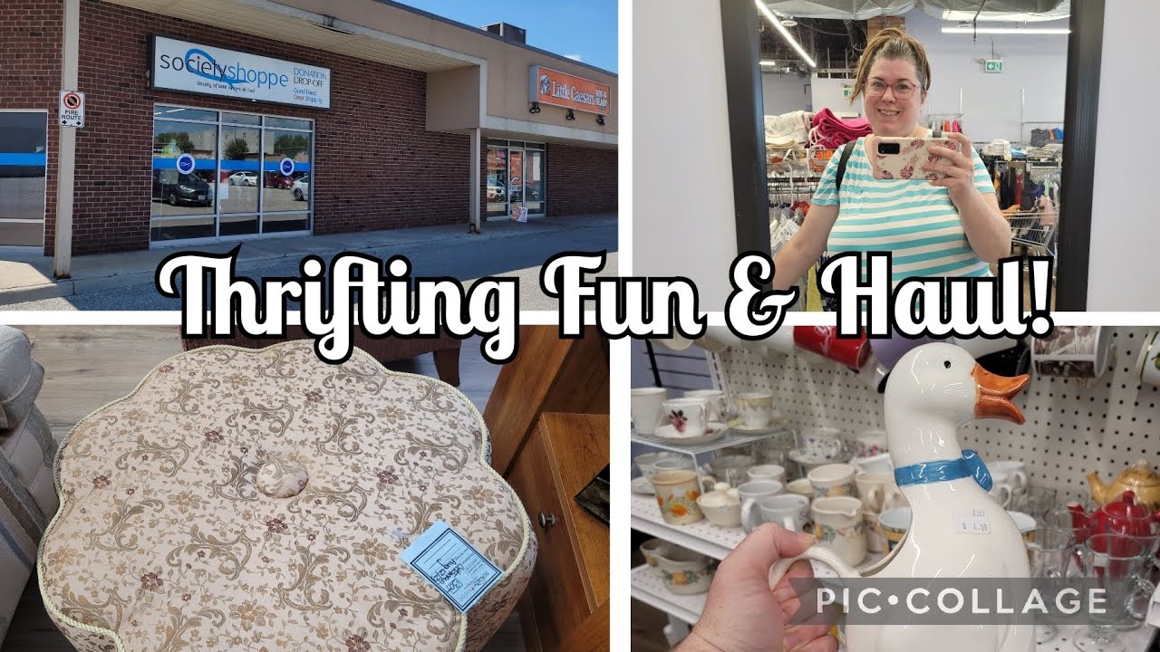 Having some thrifting fun! Thrift Haul! Some Great & Back to School ...