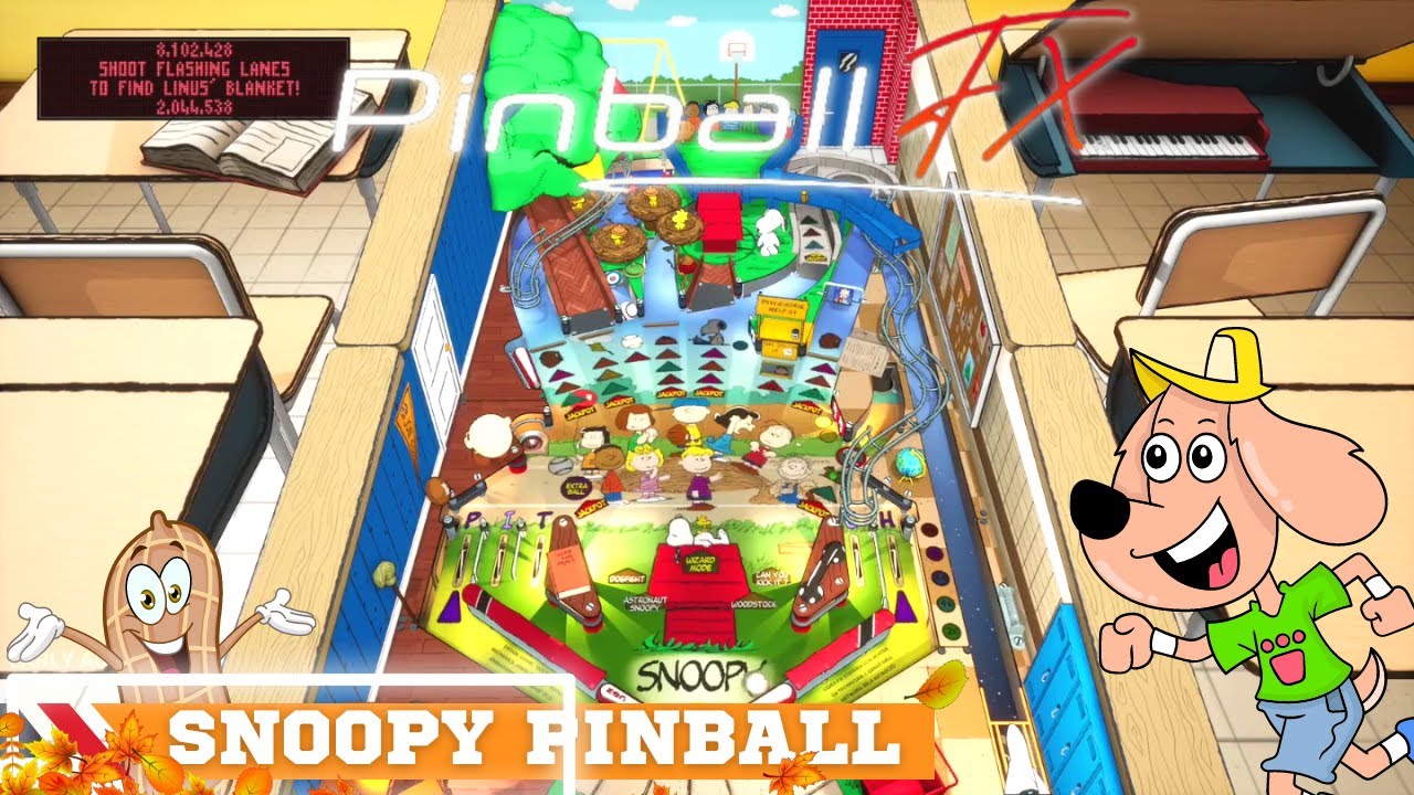 Pinball FX | Peanuts' Snoopy Pinball | Gameplay & Commentary (PC) - YouTube