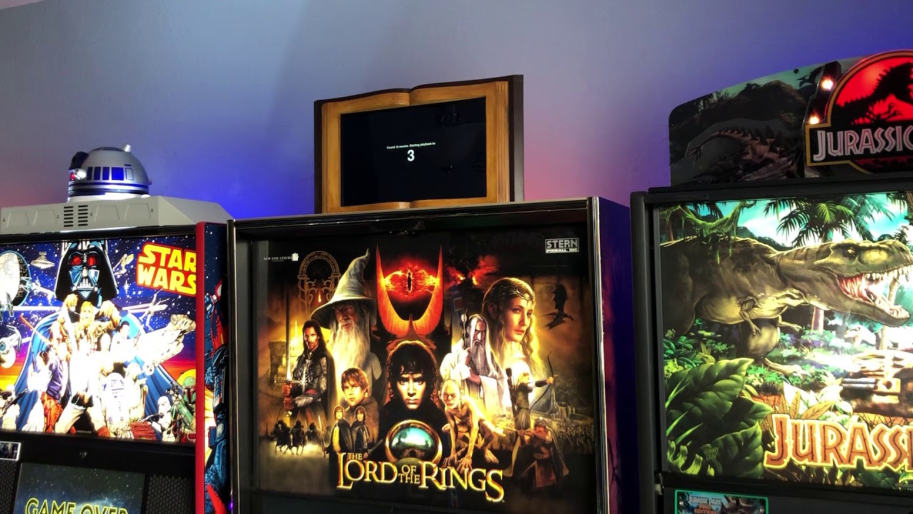 Elite Pinball Toppers The Hobbit topper on Lord of the Rings Pinball ...