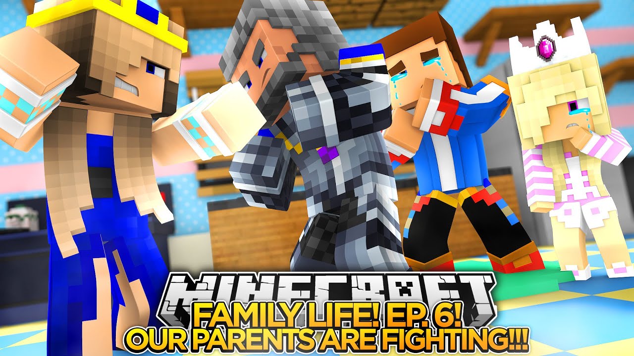 Minecraft FAMILY LIFE (EP. 6)-OUR PARENTS ARE FIGHTING!!!- Baby Leah ...