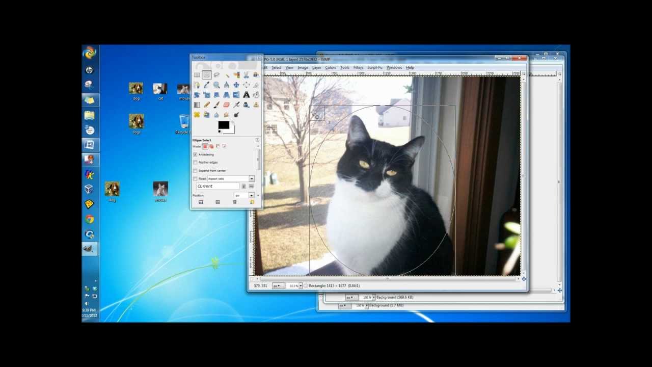 Create Desktop Icons with Gimp - YouTube