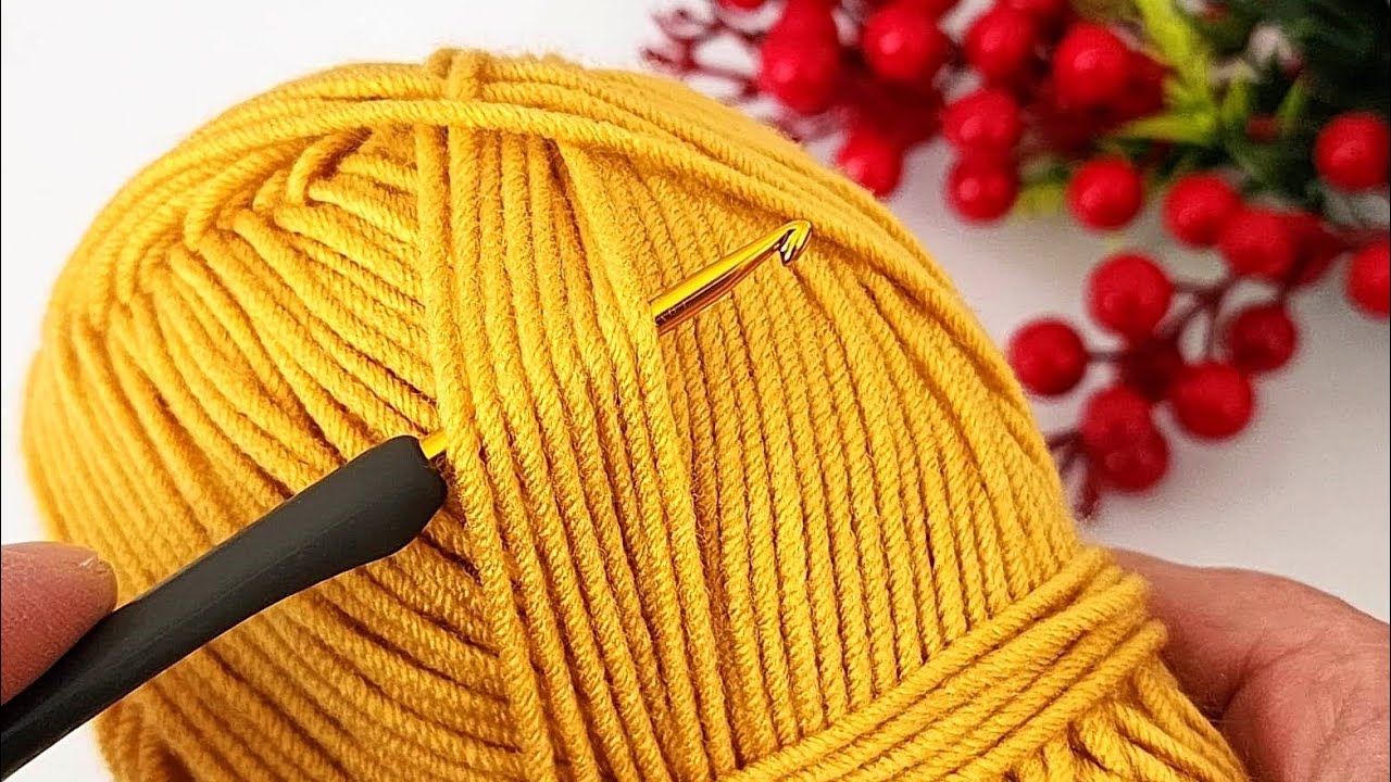 Unusual crochet pattern! You will not believe it. Only 2 rows! Crochet ...