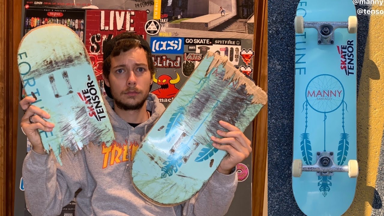Fortune Skateboard Review! Manny Santiago Pro Board - YouTube