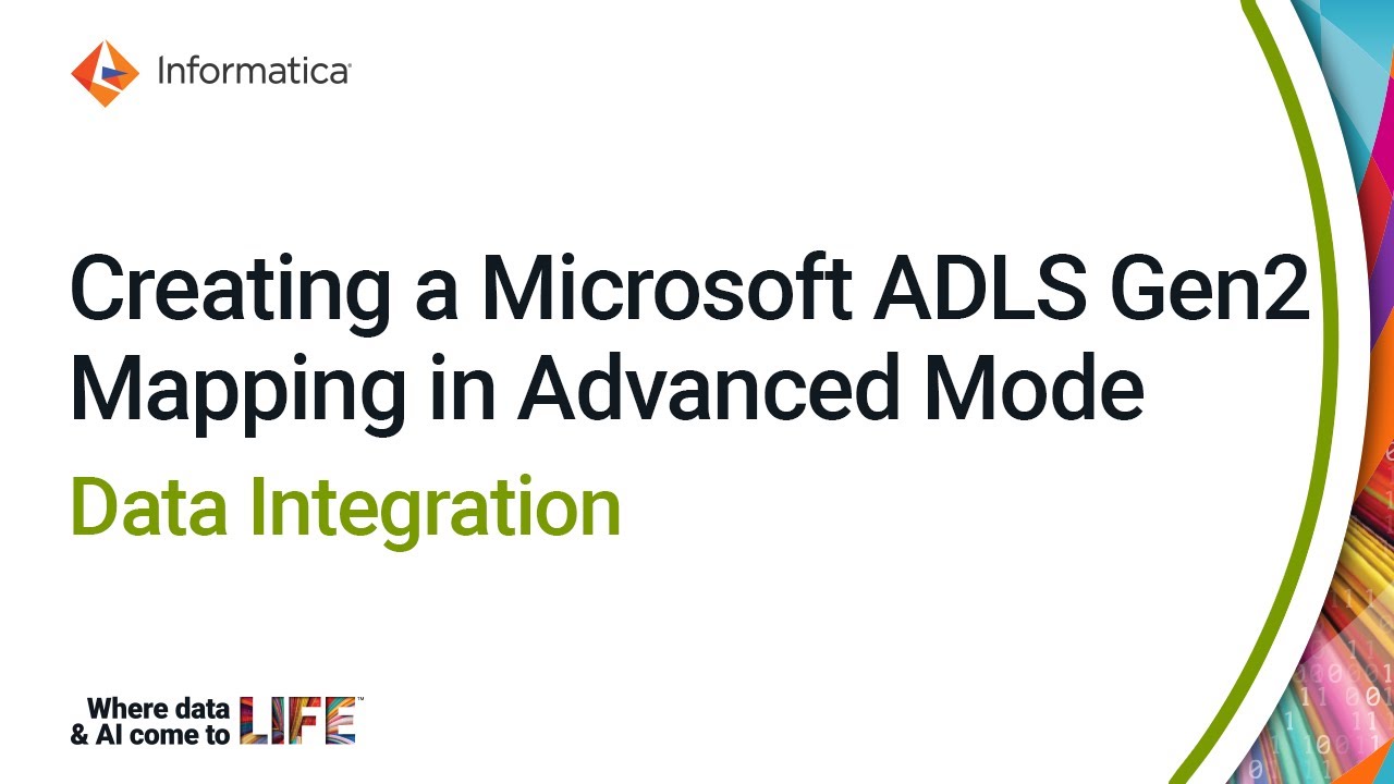 Creating a Microsoft ADLS Gen2 Advanced Mode Mapping in Data ...