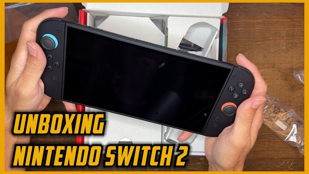 Nintendo Switch 2 Unboxing and Comparison to the Original Switch - YouTube