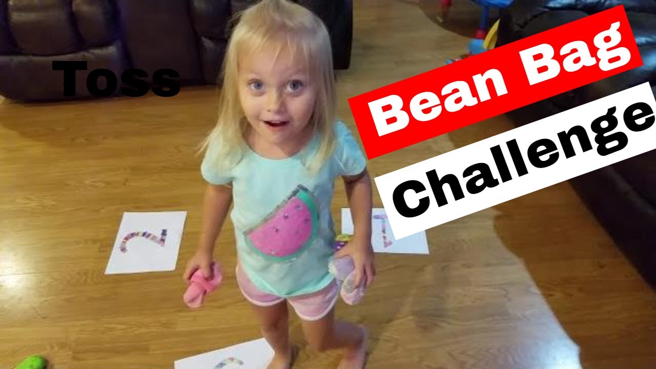 Day 1: Bean bag toss: Learning without worksheets challenge - YouTube