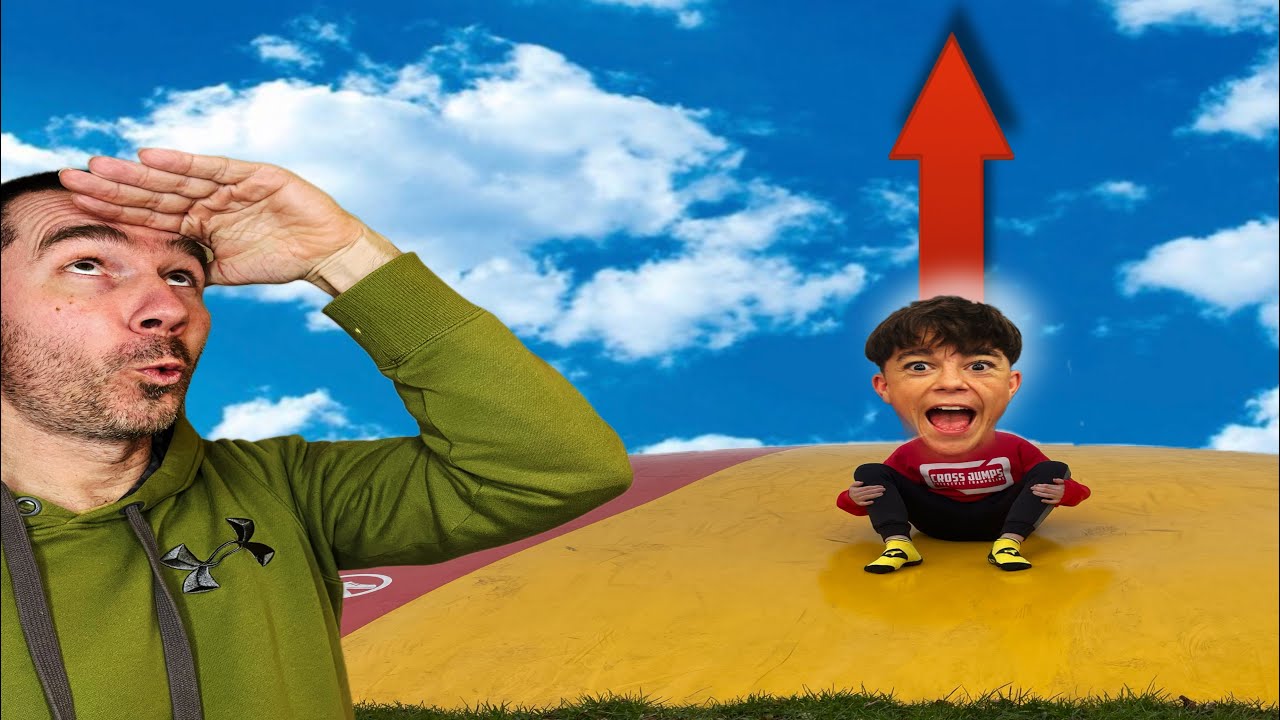 ROBIN LANCEREN OP EEN BLOB! Jochen - YouTube