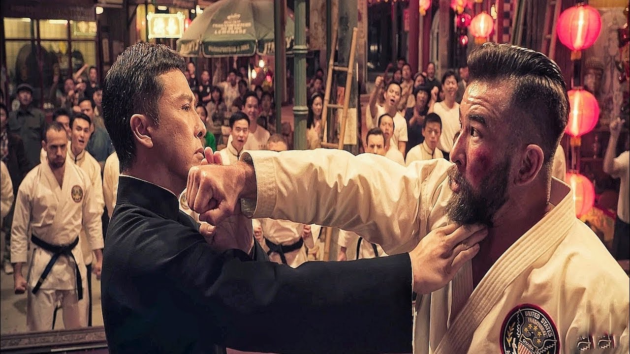 A Marine fights Wing Chun masters in the film IP MAN 4 (2019) - YouTube