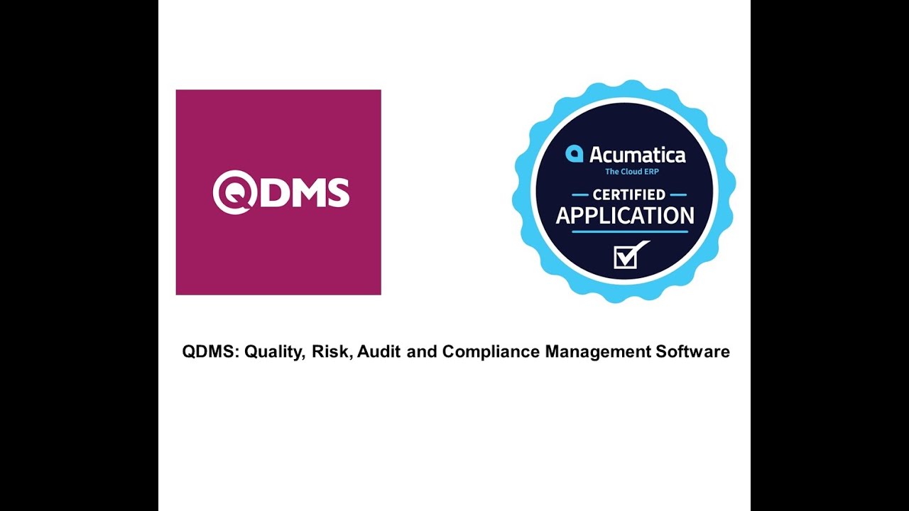 Executive Webinar - QDMS for Acumatica Asia VARs / 02282019 - YouTube